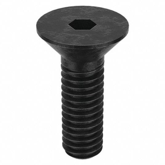 #6-40 Thread Size, 3/8 in Lg, Socket Flat Head Screw - 26LD24|U07566 ...