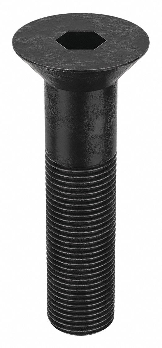 5/8"-18 Thread Size, 2 1/2 in Lg, Socket Flat Head Screw - 26LE18 ...