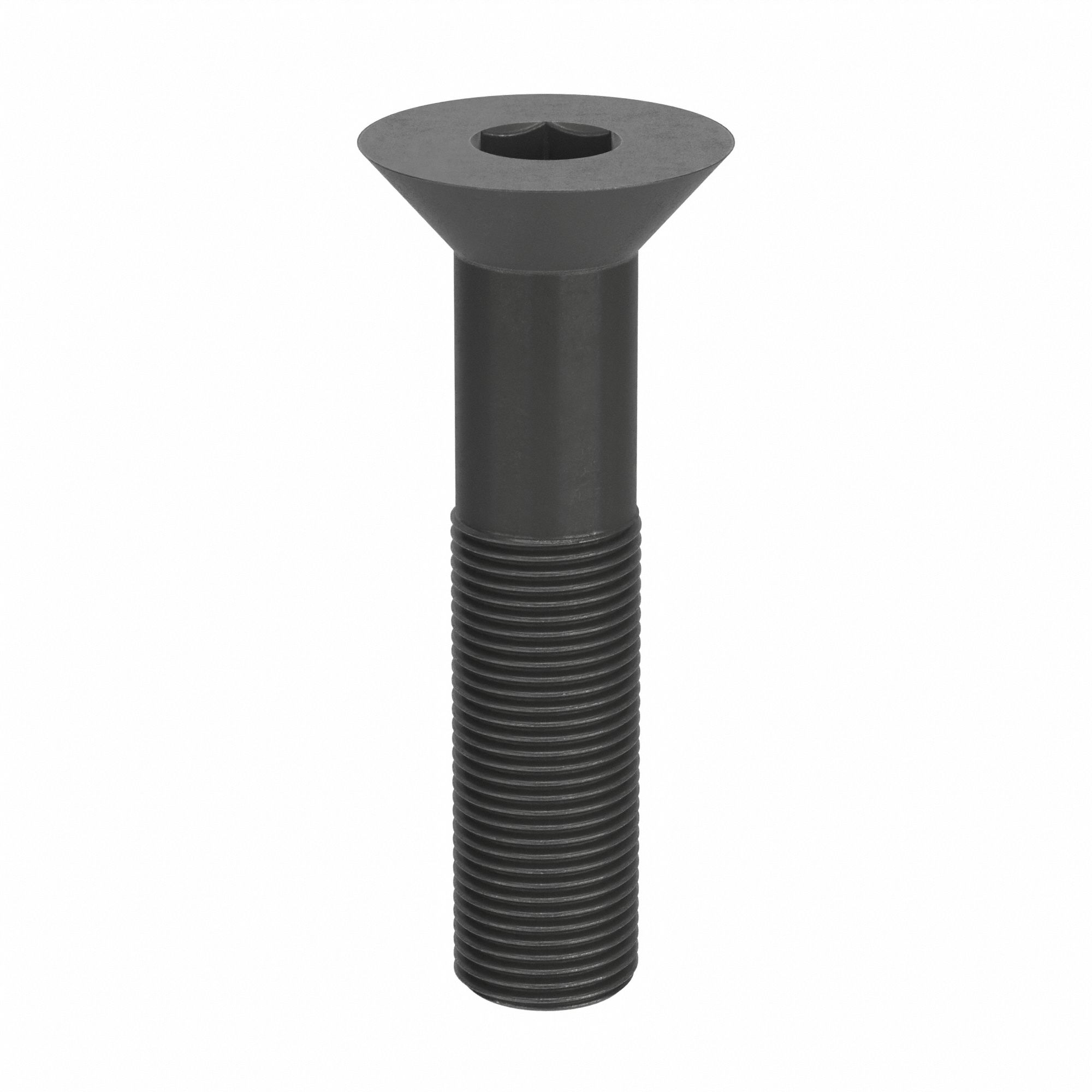3/4"-16 Thread Size, 3 1/2 in Lg, Socket Flat Head Screw - 26LE29 ...