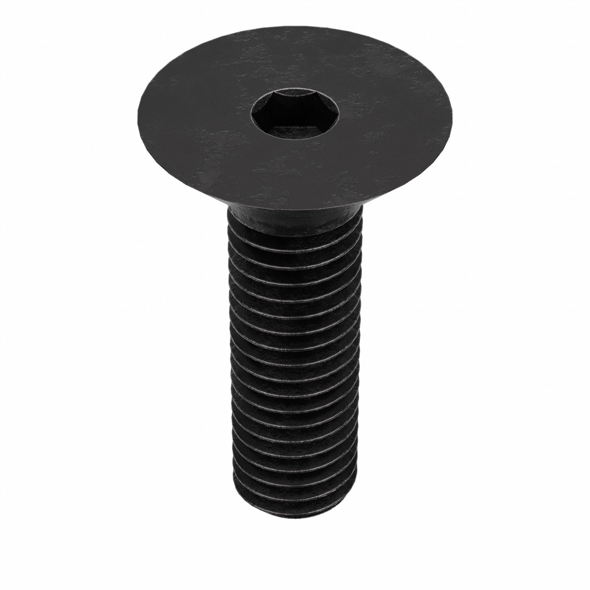 M8x1.25 Thread Size, 25 mm Lg, Socket Flat Head Screw - 26LF25|M07400 ...