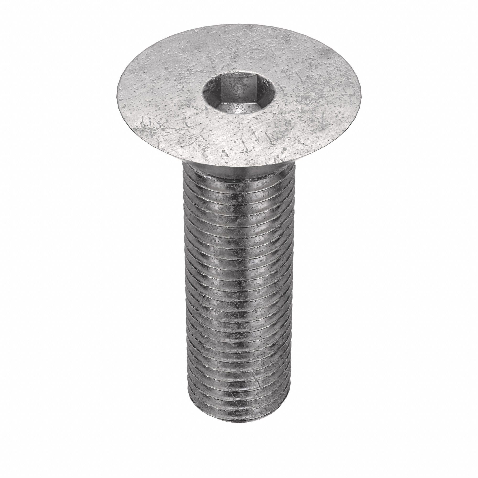M16-2 Thread Size, 50 mm Lg, Socket Flat Head Screw - 26LF83|M51060.160 ...