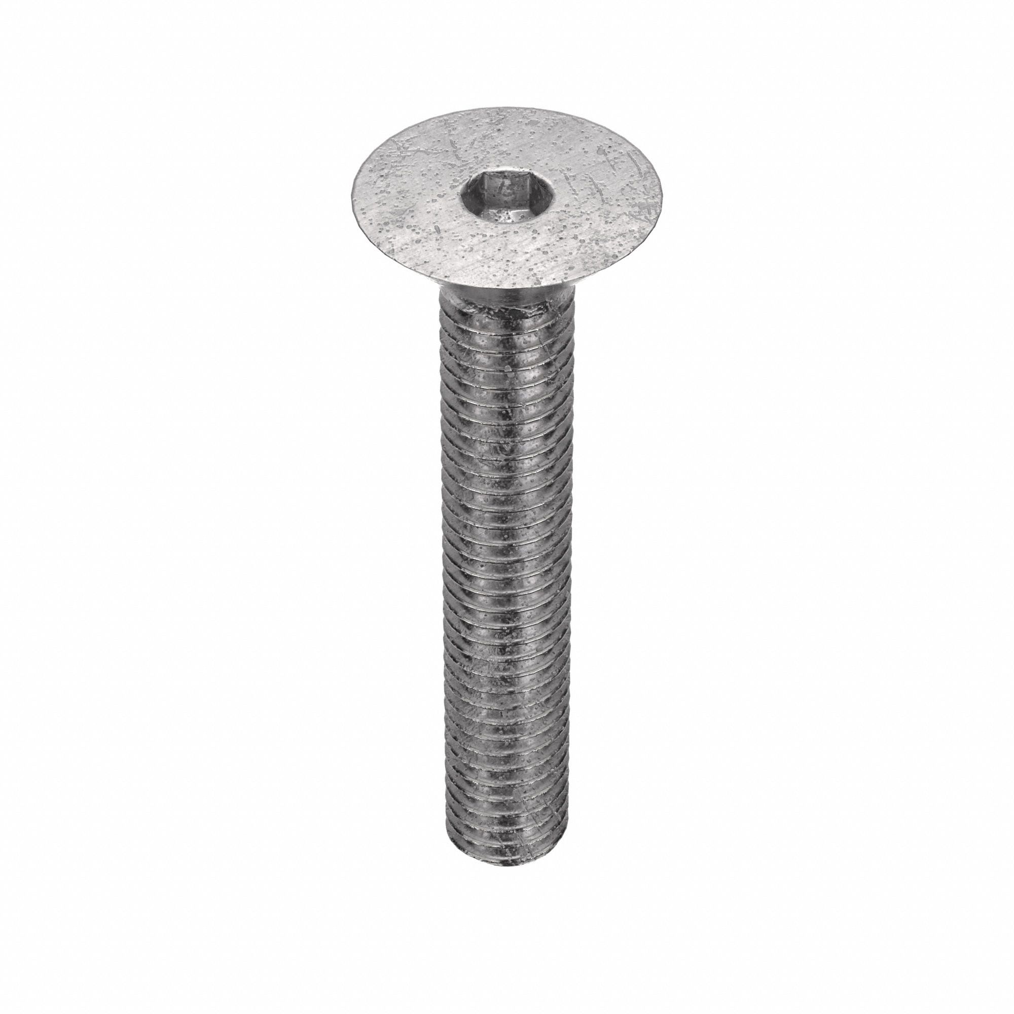 M6-1 Thread Size, 35 mm Lg, Socket Flat Head Screw - 26LG02|M55060.060. ...