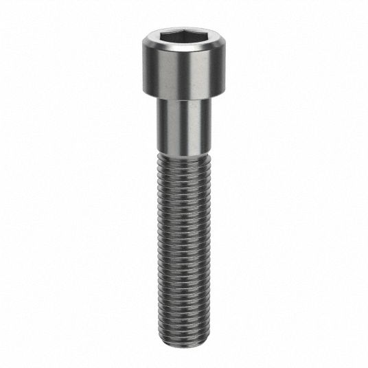 M20-2.5 Thread Size, 100 mm Lg, Socket Head Cap Screw - 26LG94|M55050 ...