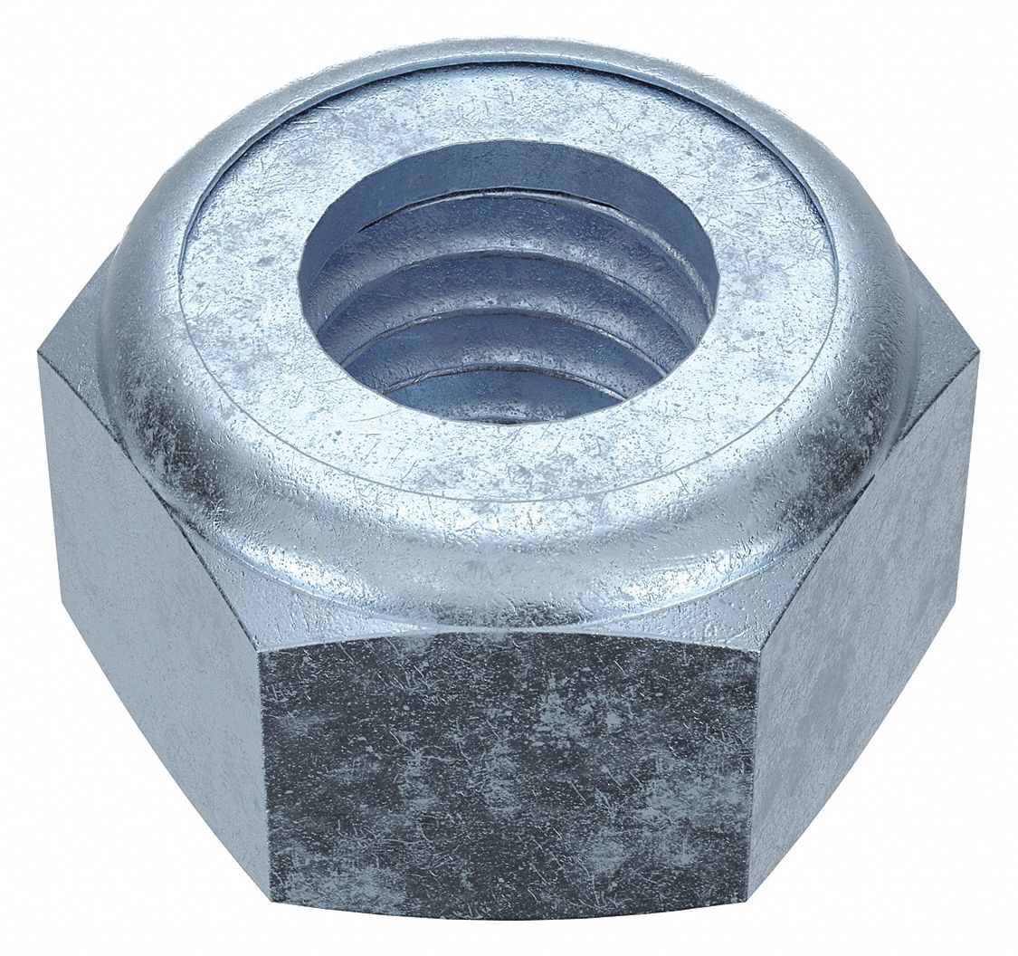 Nylon Insert, Std Hex, Lock Nut - 26LJ59|M12348.050.0001 - Grainger