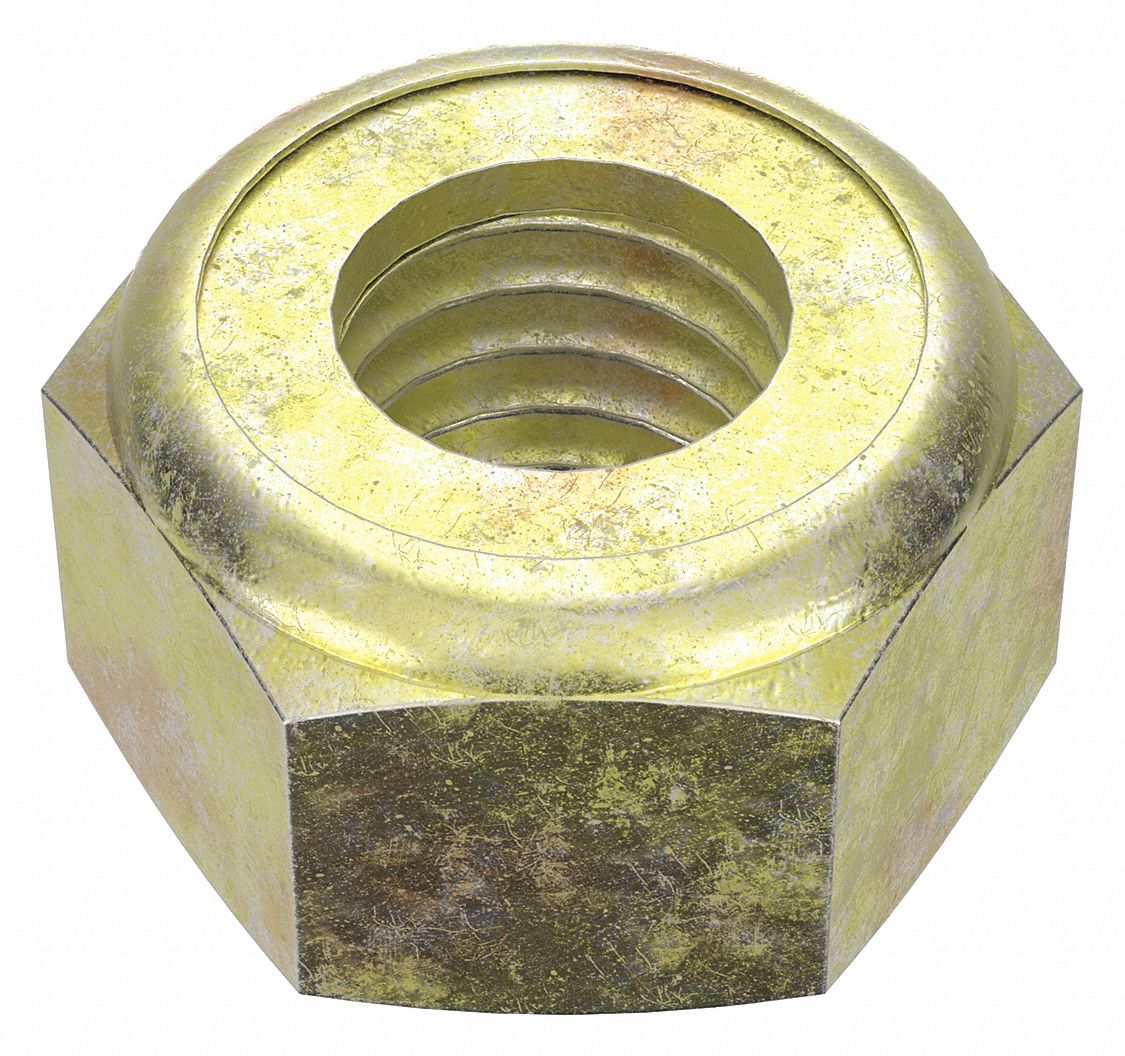 Nylon Insert, Std Hex, Lock Nut - 26LJ97|M12450.080.0001 - Grainger