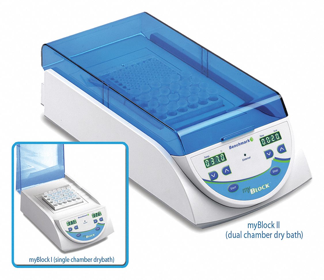 BENCHMARK SCIENTIFIC, 7 in Overall Dp, 5 in Overall Ht, Digital Dry ...