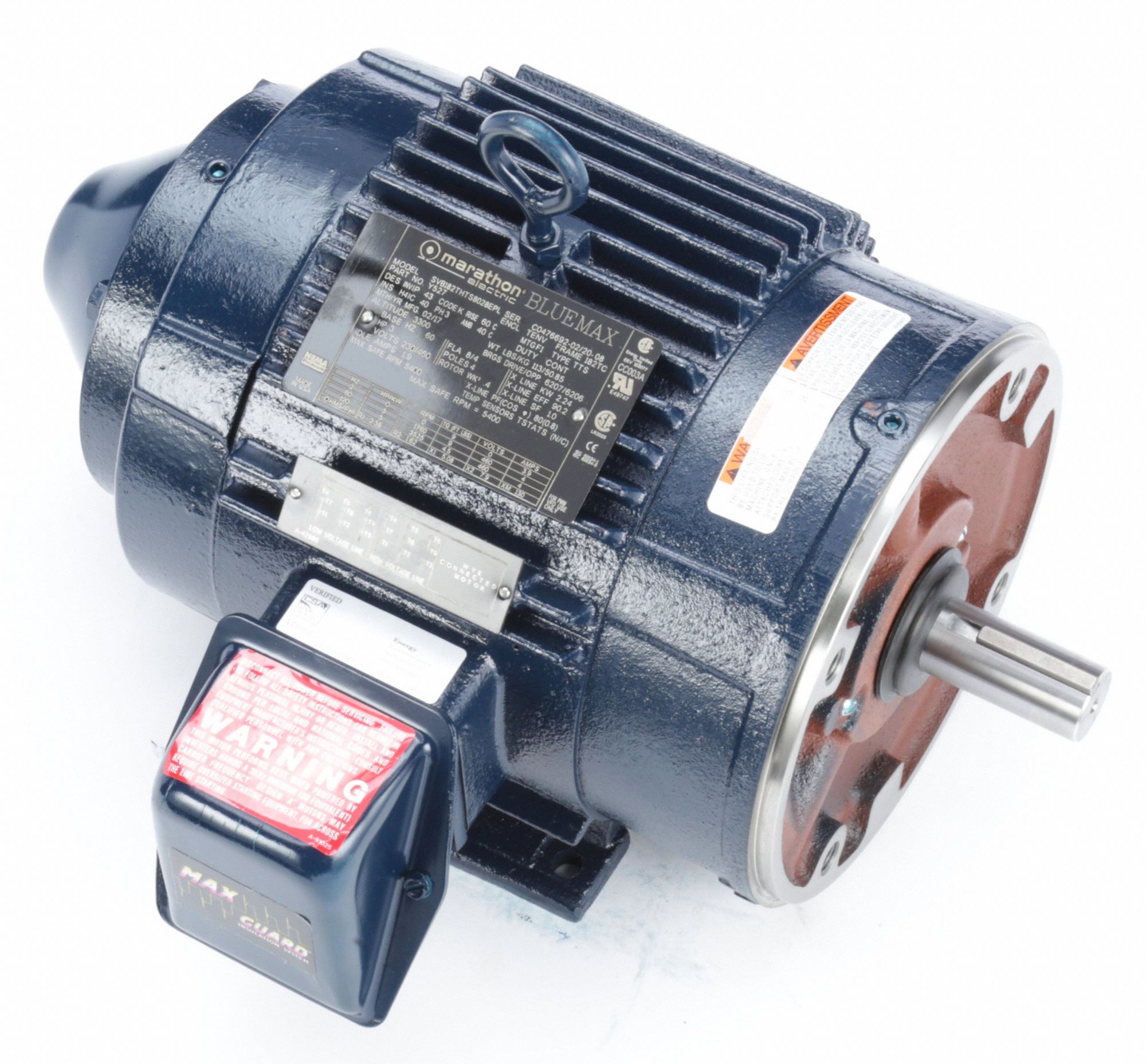 MARATHON MOTORS Vector Motor: Totally Enclosed Nonventilated, Rigid ...