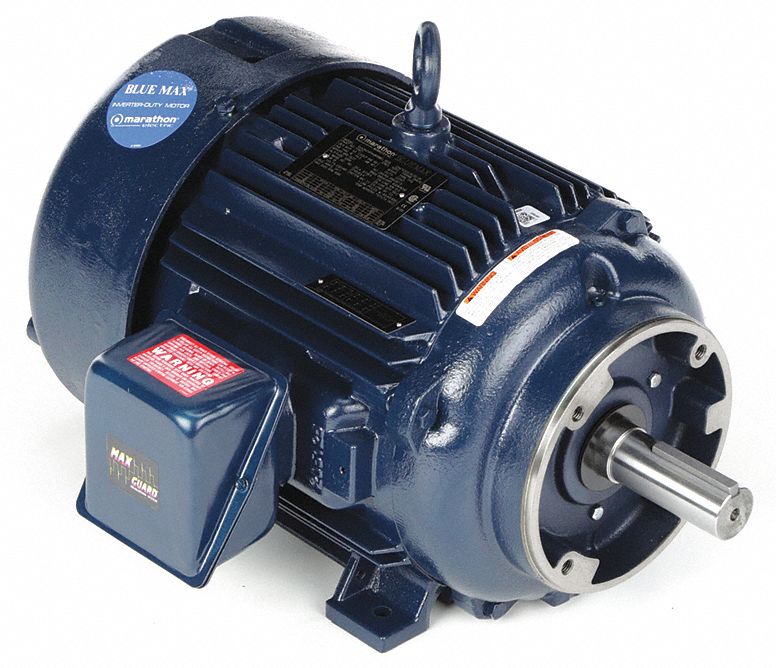 MARATHON MOTORS, Totally Enclosed Fan-Cooled, Rigid Base Mount, Vector ...