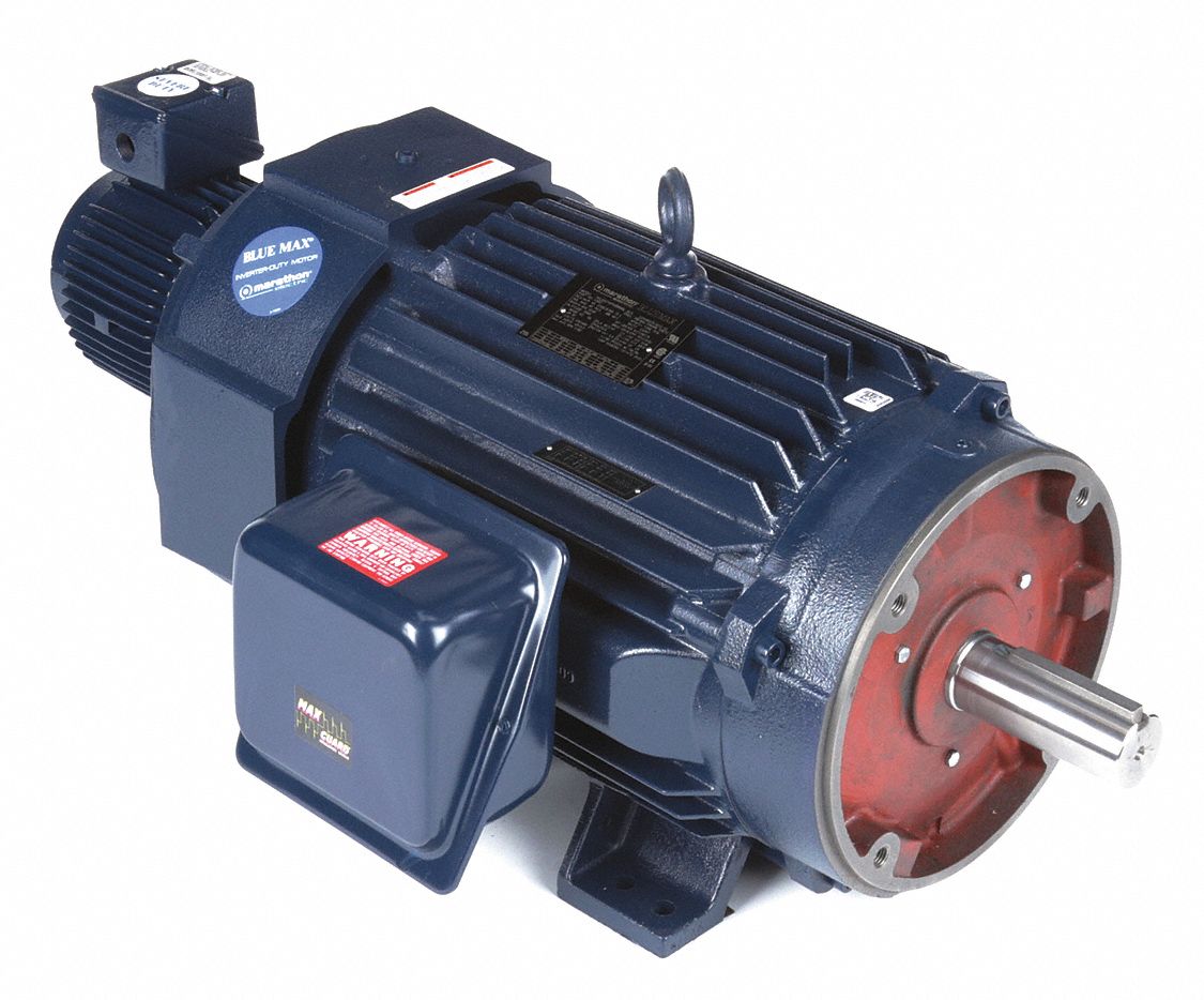 MARATHON MOTORS, Totally Enclosed Fan-Cooled, Rigid Base Mount, Vector ...