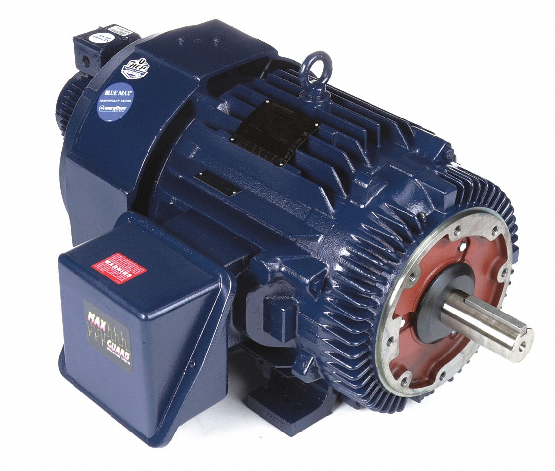 MARATHON MOTORS, Totally Enclosed Fan-Cooled, Rigid Base Mount, Vector ...