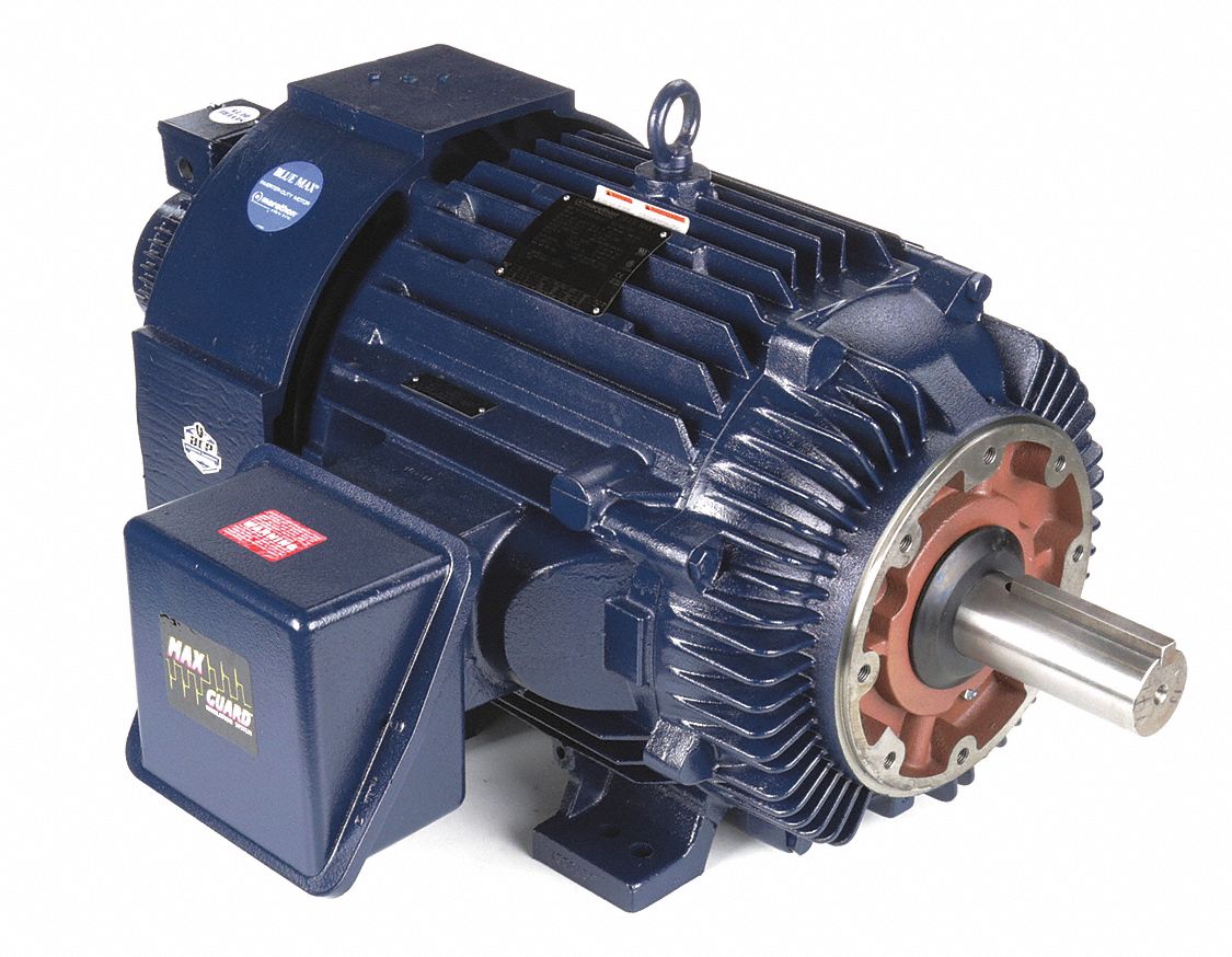 MARATHON MOTORS, Totally Enclosed Fan-Cooled, Rigid Base Mount, Vector ...