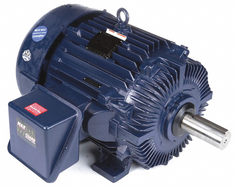 MARATHON MOTORS, Totally Enclosed Fan-Cooled, Rigid Base Mount, Vector ...