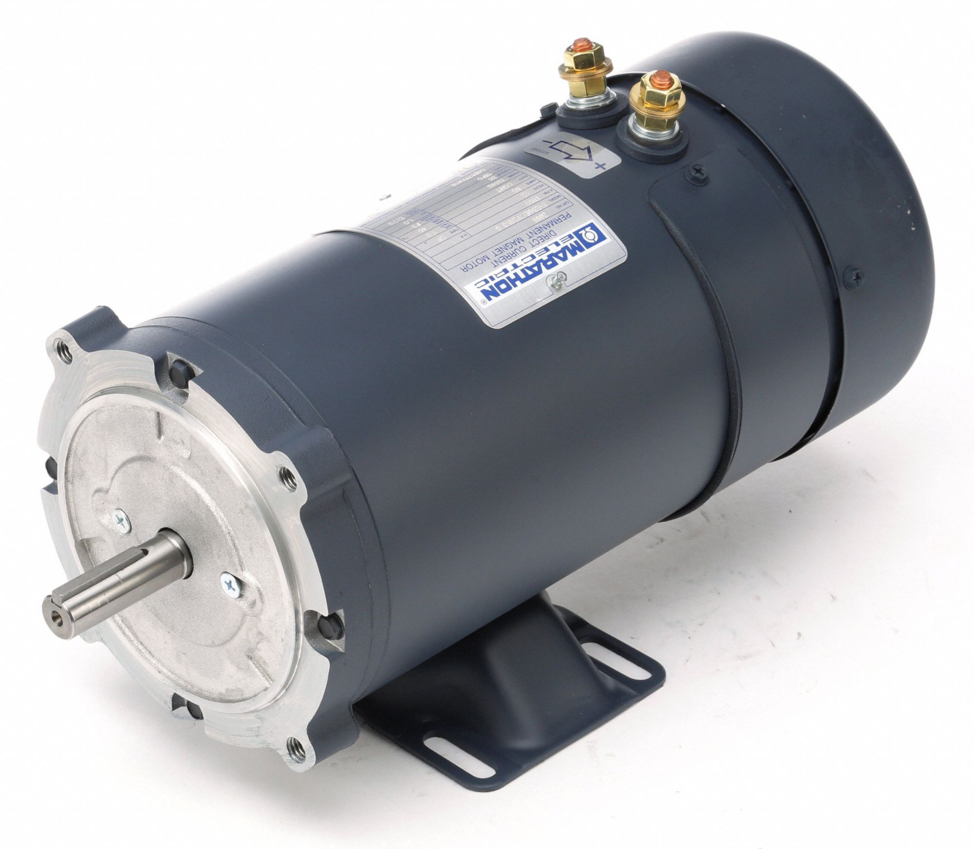 MARATHON MOTORS DC Permanent Magnet Motor, 1 HP, 56C Frame, Nameplate ...