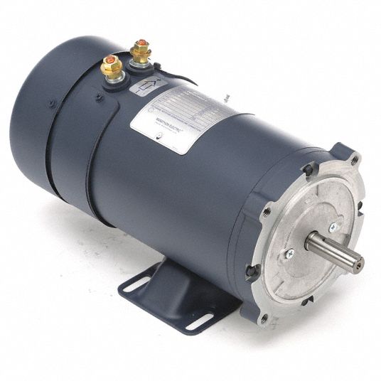 DC Permanent Magnet Motor, 1 HP, 56C Frame, Nameplate RPM 1800, Voltage ...