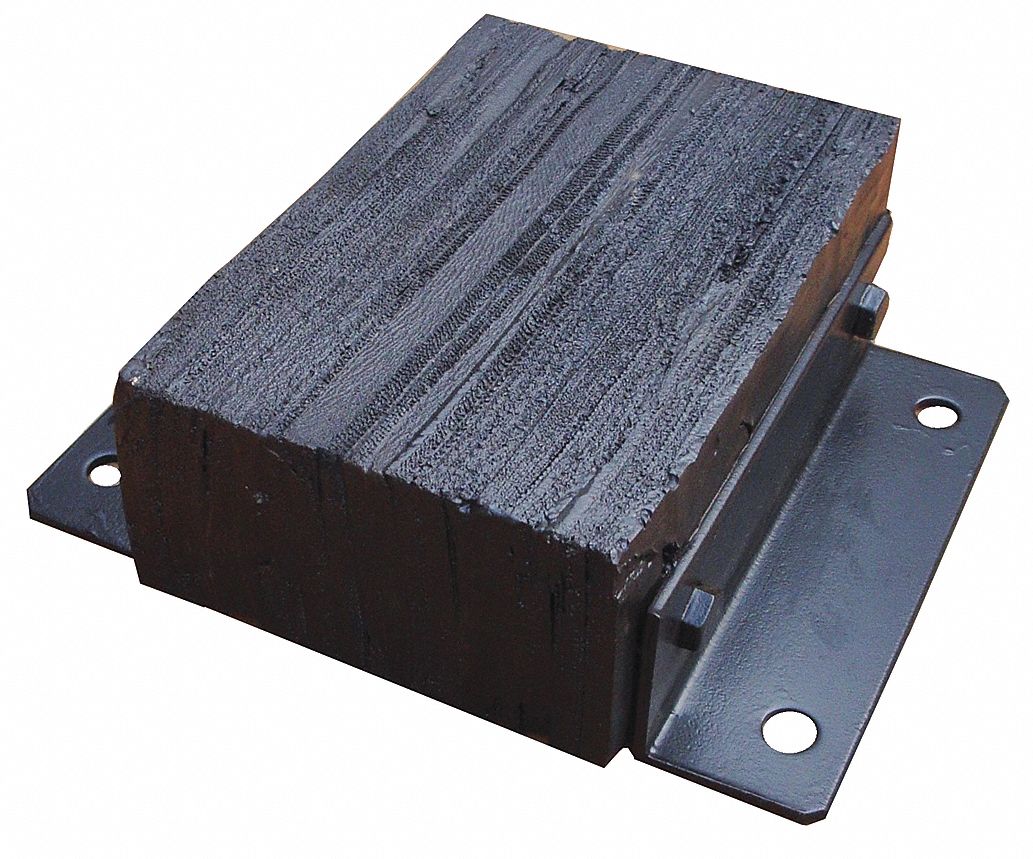 Rectangular, 12 in x 8 1/2 in x 4 1/2 in Bumper, Dock Bumper - 26W573 ...