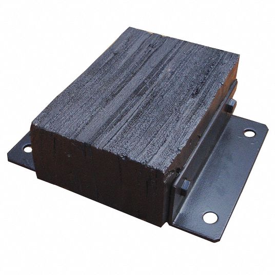 Rectangular, 12 in x 8 1/2 in x 4 1/2 in Bumper, Dock Bumper - 26W573 ...