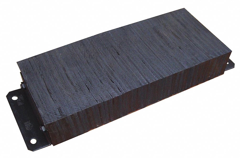 Rectangular, 12 in x 26 in x 4 1/2 in Bumper, Dock Bumper - 26W577 ...