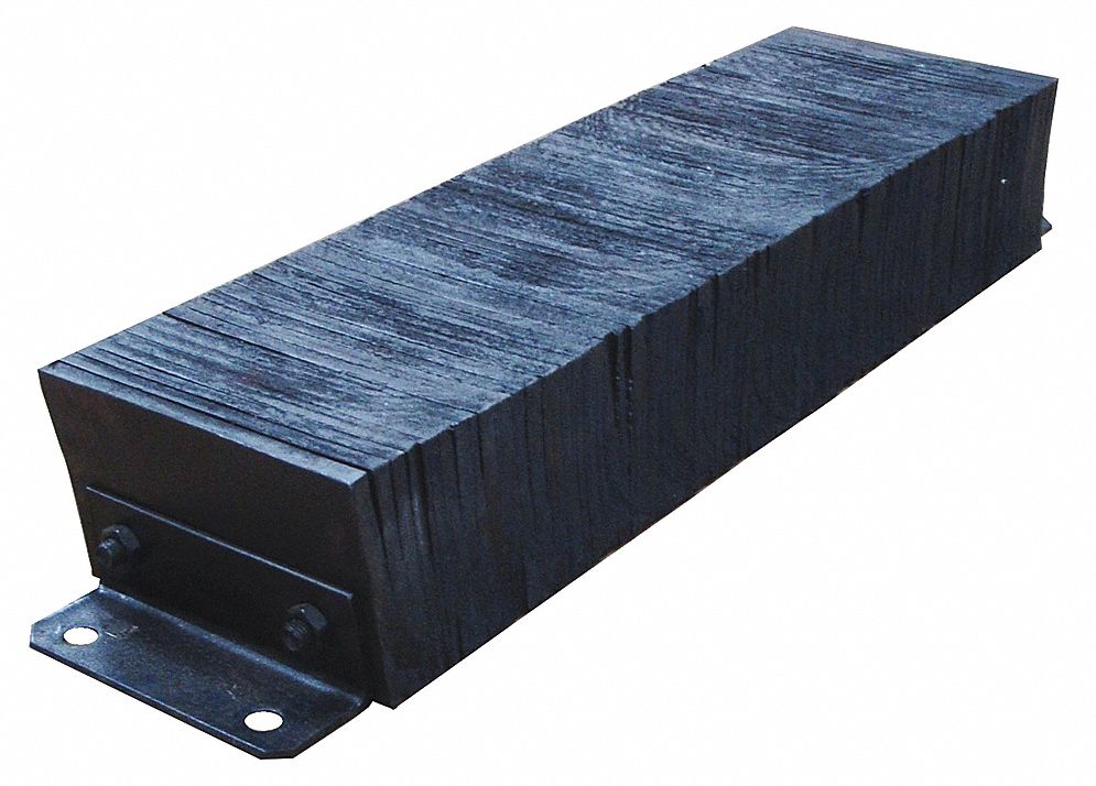 Rectangular, 12 in x 32 1/2 in x 6 in, Dock Bumper - 26W589|26W589 ...