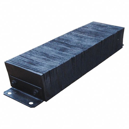 Rectangular, 12 in x 32 1/2 in x 6 in, Dock Bumper - 26W589|26W589 ...