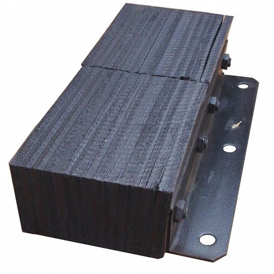 Rectangular, 20 in x 7 1/2 in x 4 1/2 in Bumper, Dock Bumper - 26W604 ...