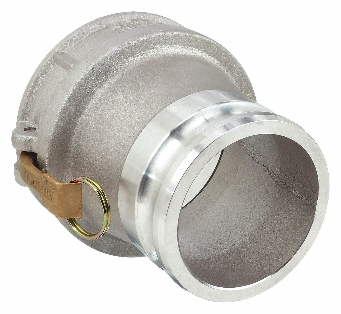 75 psi Max. Working Pressure @ 70 F, 6 11/16 in Overall Lg, Cam and ...