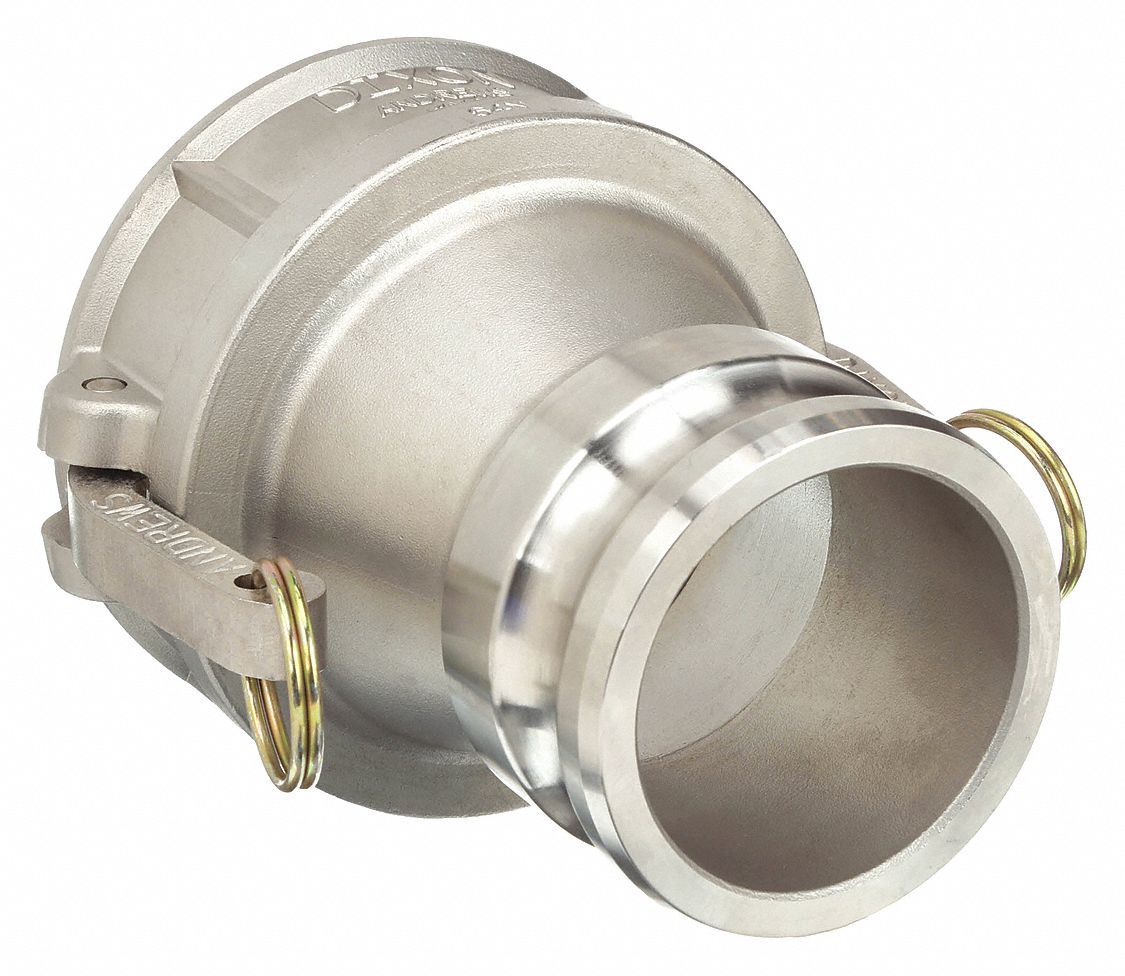 100 psi Max. Working Pressure @ 70 F, 6 3/8 in Overall Lg, Cam and ...