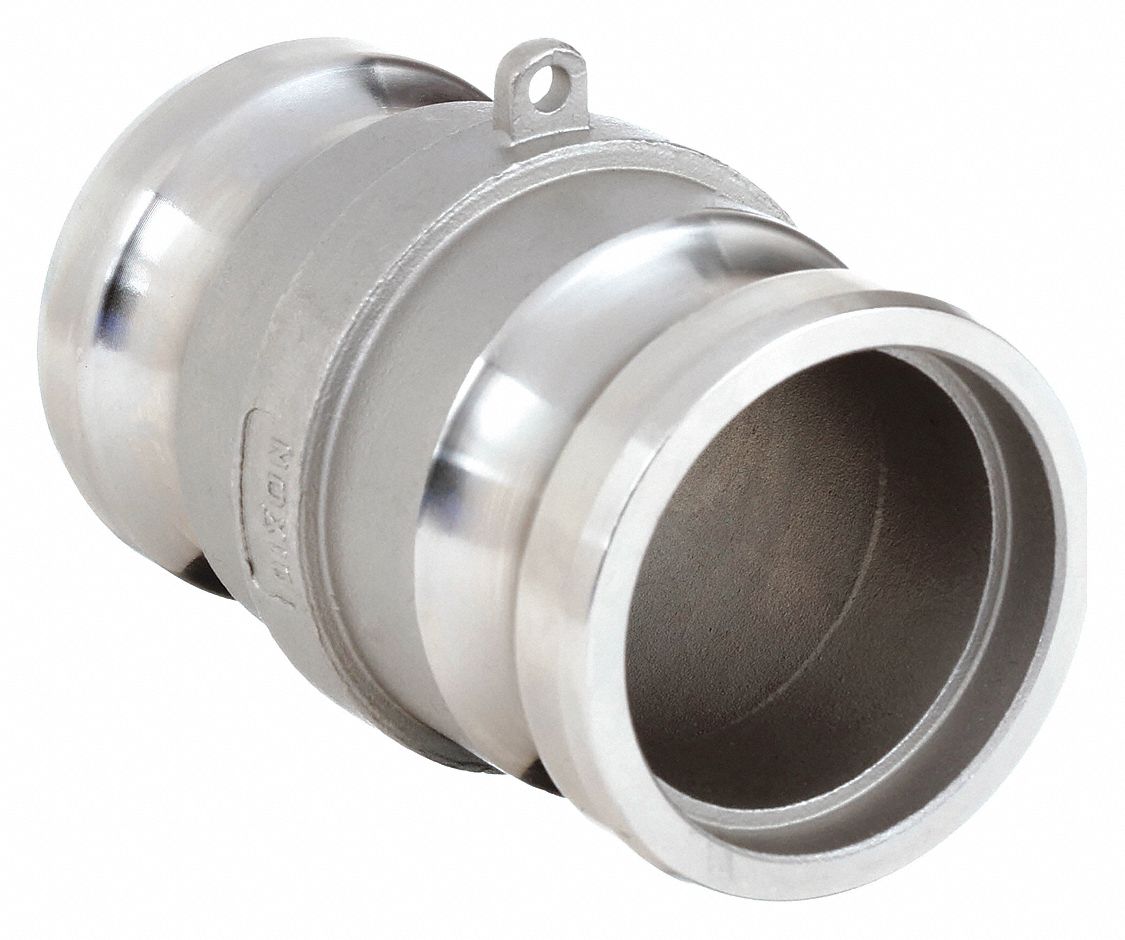 3 in Coupling Size, 125 psi Max. Working Pressure @ 70 F, Cam and ...