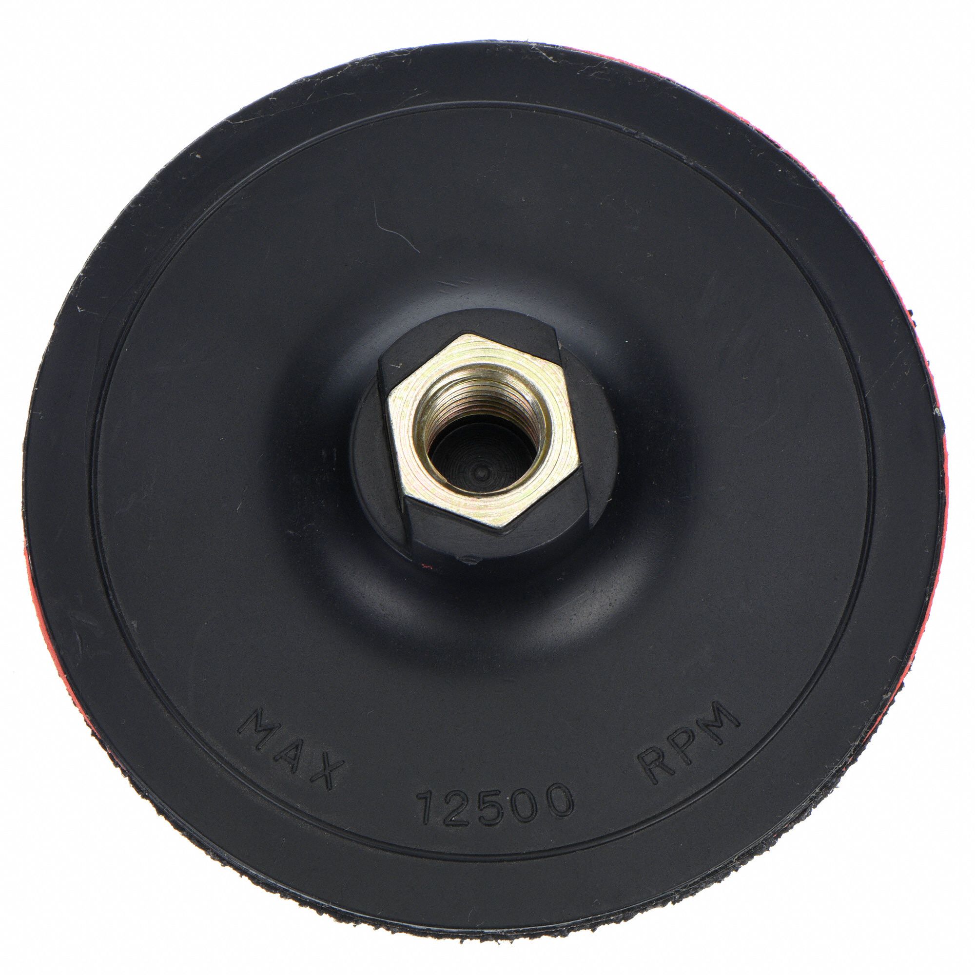 WESTWARD 5 in Hook-and-Loop Disc Backup Pad, 5/8 in-11 Threaded Arbor ...