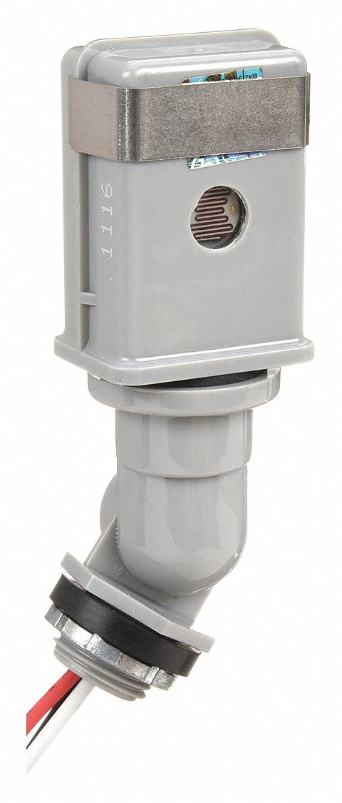 DAYTON, Flush In-Post Photocell Mounting, 1/2 in Stem Dia, Photocontrol ...