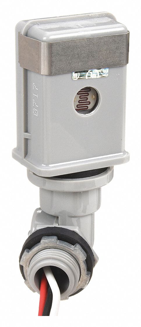 DAYTON, Flush In-Post Photocell Mounting, 1/2 in Stem Dia, Photocontrol ...