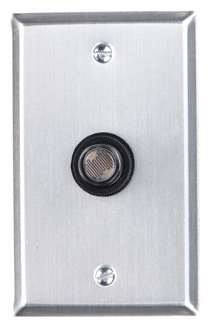 DAYTON, Flush In-Wall Photocell Mounting, 3/8 in Stem Dia, Photocontrol ...