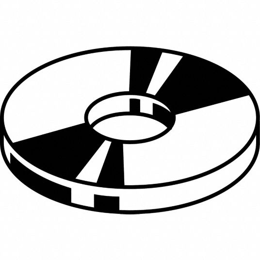 Fender Washer, PK 100 - Grainger