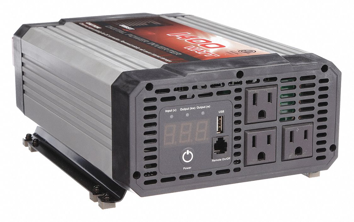WESTWARD Invertidor,1400W,12VCD,An 7.40pulg. - 26X006 | 26X006 ...
