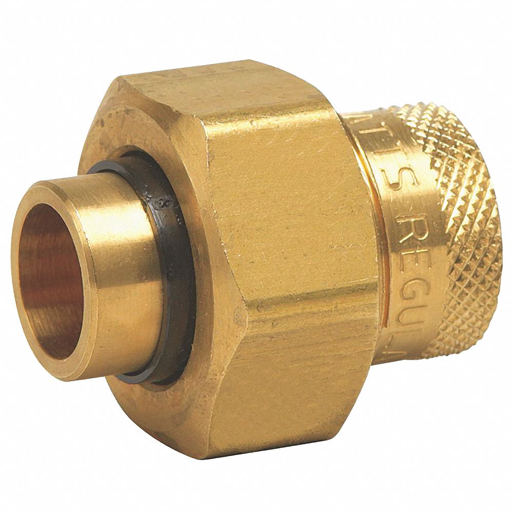 WATTS Dielectric Union: 1/2 in x 1/2 in Fitting Pipe Size, Polysulfone ...