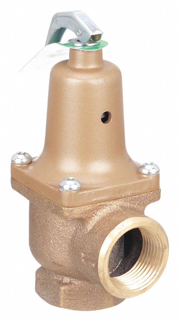 WATTS, NPT x NPT, 3/4 in x 3/4 in, Safety Relief Valve - 26X180|3/4 ...
