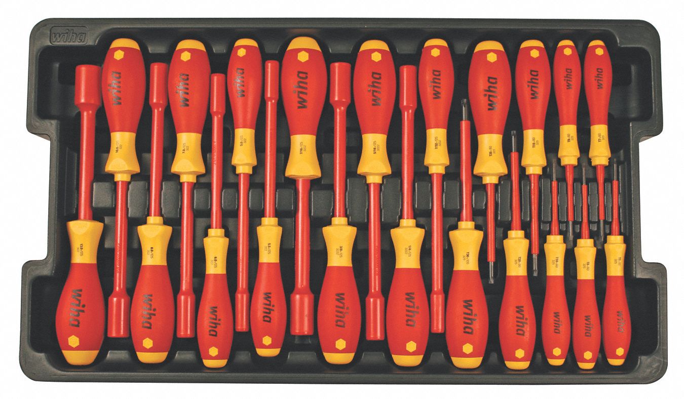 WIHA TOOLS 80-PC Insulated Tool Kit - 26X224|32800 - Grainger