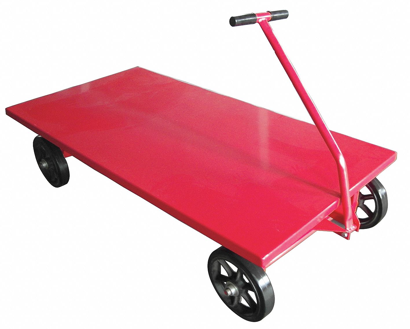 3,500 lb Load Capacity, 48 inx24 inx16-1/2 in, Wagon Truck with Flush ...