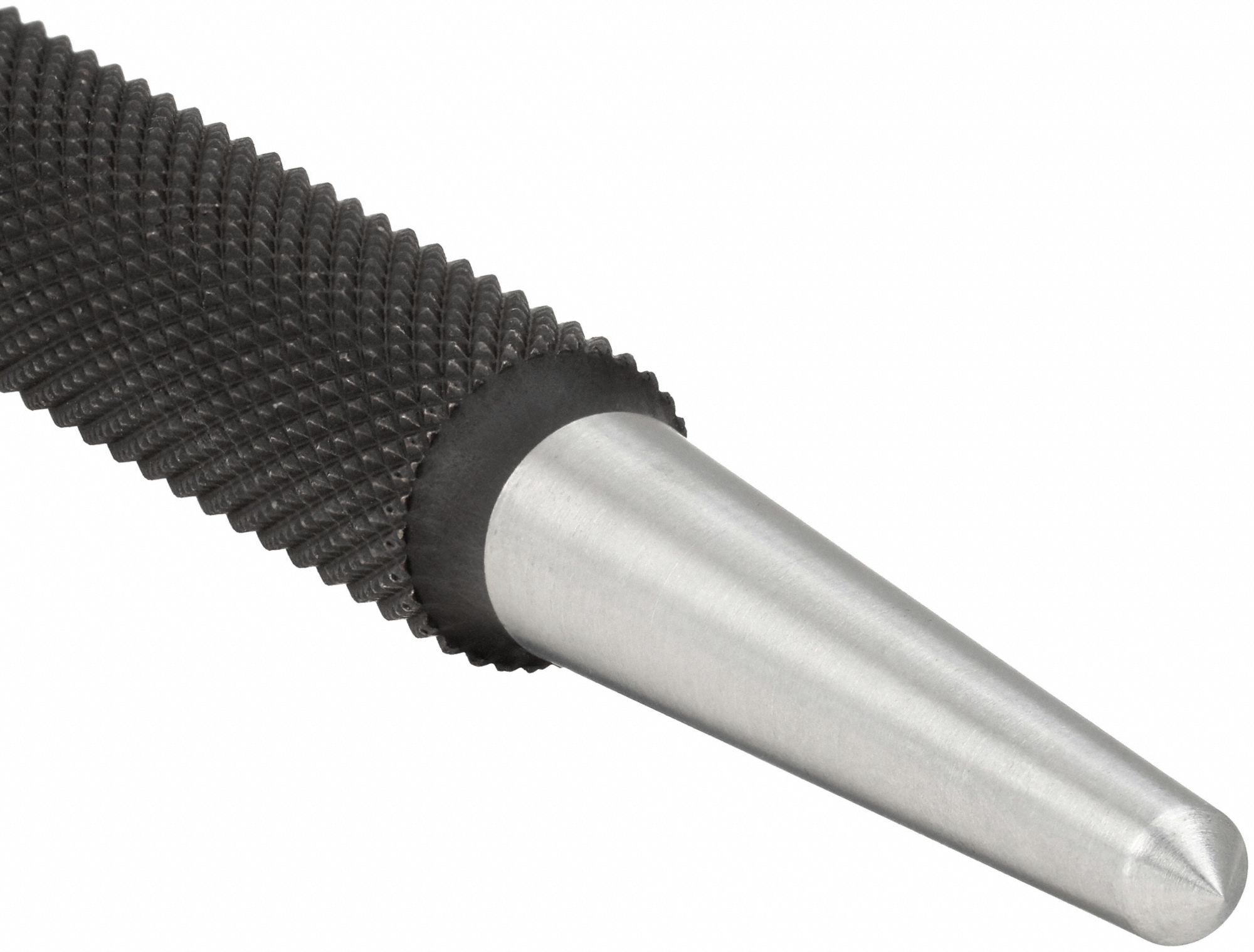 STARRETT Center Punch: 1/4 in Tip Size, Round, 7/16 in Shank Dia, 4 in ...