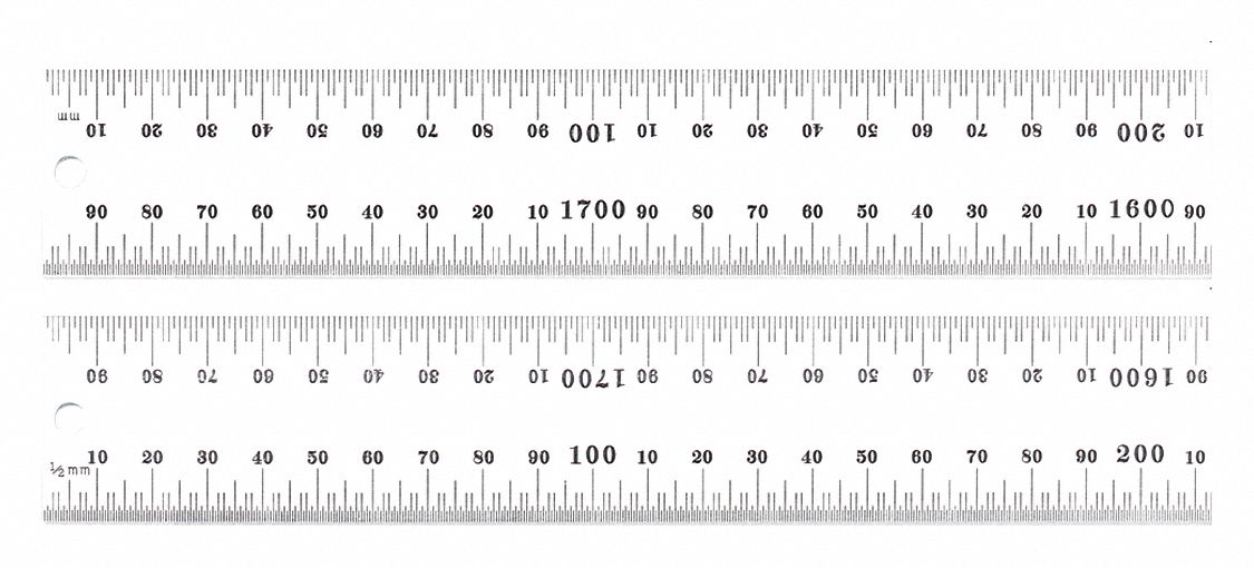 STARRETT, C635-1800MM, 1,800 mm, Ruler - 26Y894|C635-1800MM - Grainger