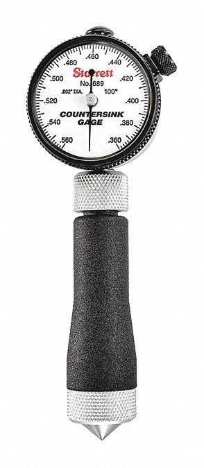 STARRETT COUNTERSINK GAGE 100DEG .360-.560IN - Digital Thickness Gages ...