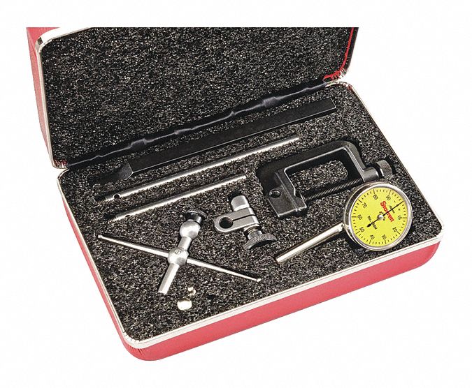 STARRETT, 0 in to 0 mm to 5 mm, Metric, Back Plunger Dial Indicator - 26Z410|196MA1Z - Grainger