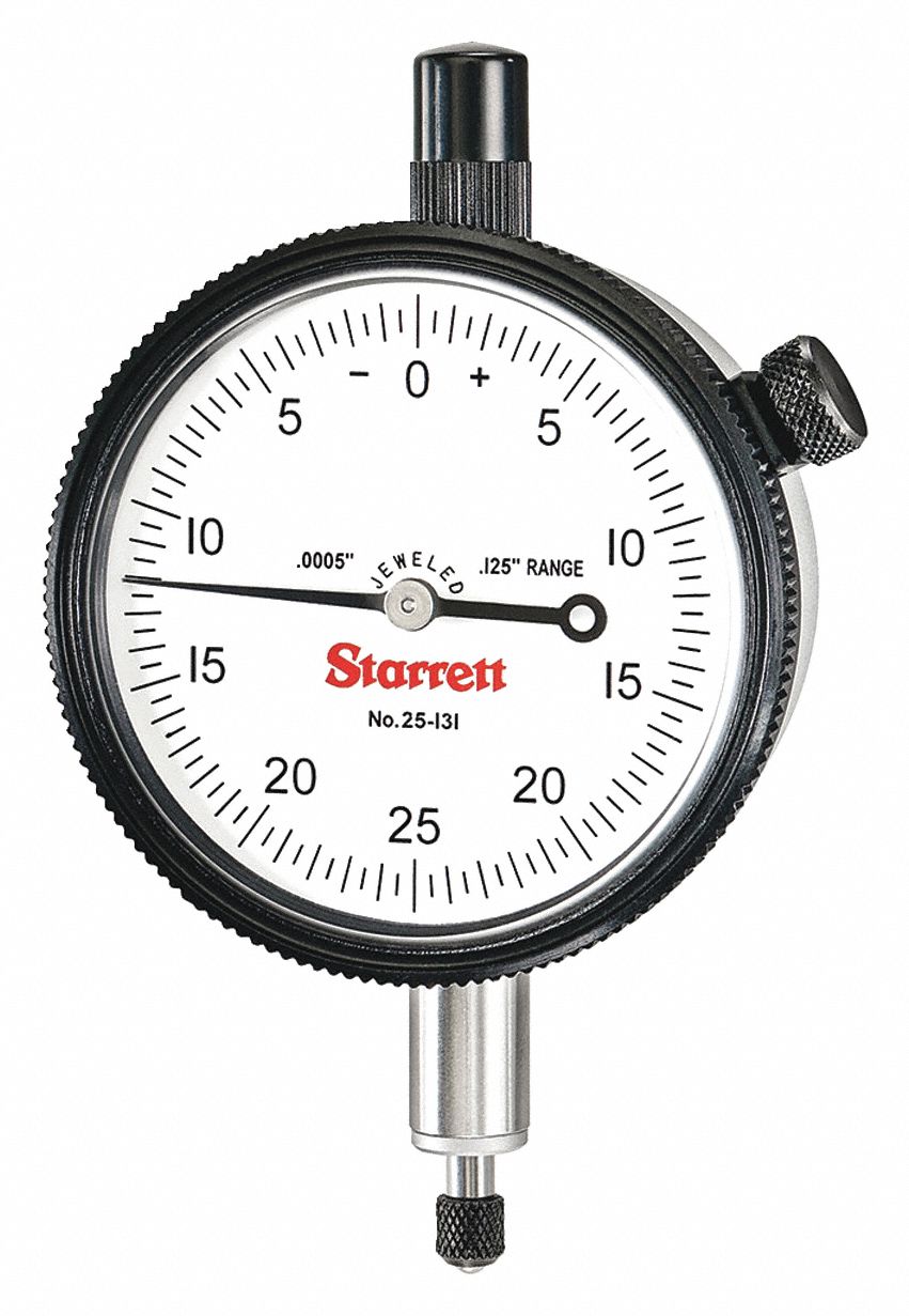 STARRETT, 0 in to 0.125 in, Inch, Indicator Dial - 26Z427|25-131J - Grainger