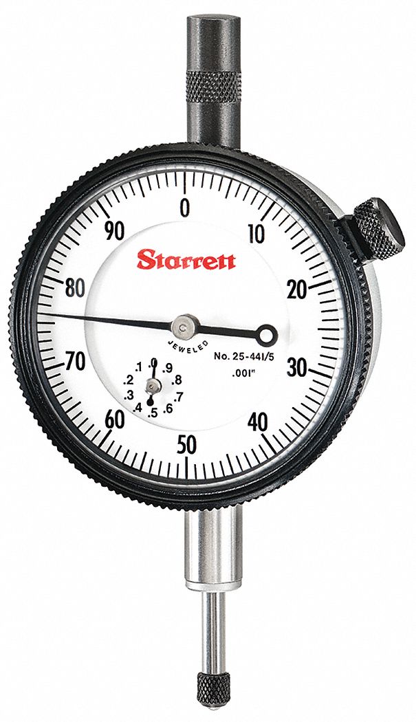 STARRETT, 0 in to 1 in, Inch, Indicator Dial - 26Z495|25-441J WCSC ...