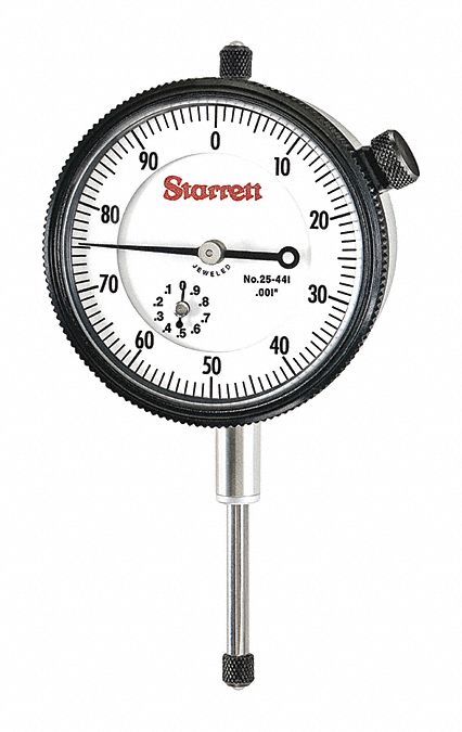 STARRETT, 0 in to 1 in, Inch, Indicator Dial - 26Z496|25-441J-8 - Grainger