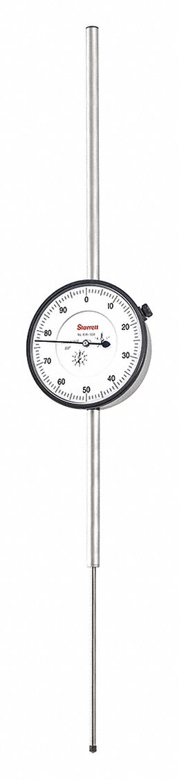 STARRETT, 0 in to 5 in, Inch, Dial Indicator - Lug Back - 26Z678|656-5041J - Grainger
