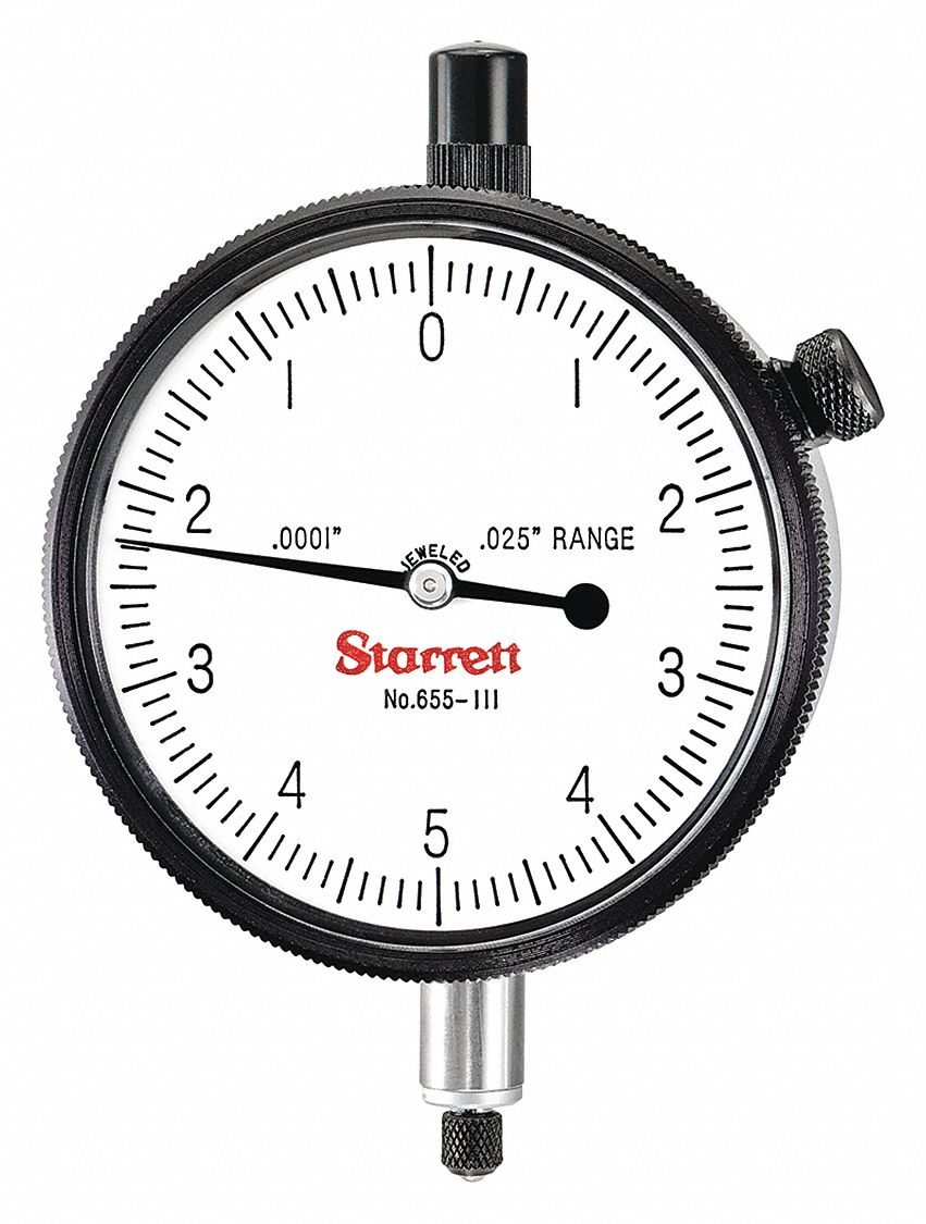 Starrett Balanced Reading Dial Indicator Agd 3 2 750 In Dial Size 0
