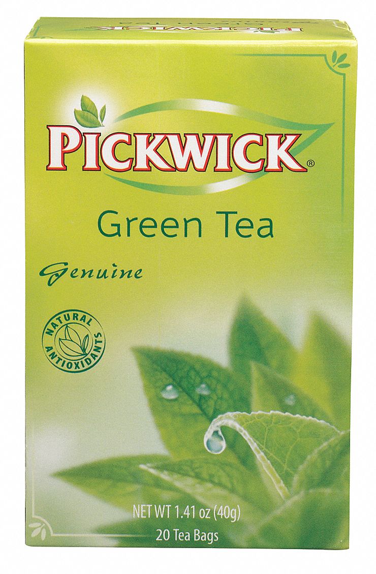 Green Tea, Green Tea, 0.07 oz Tea Bag, 120 PK - Grainger