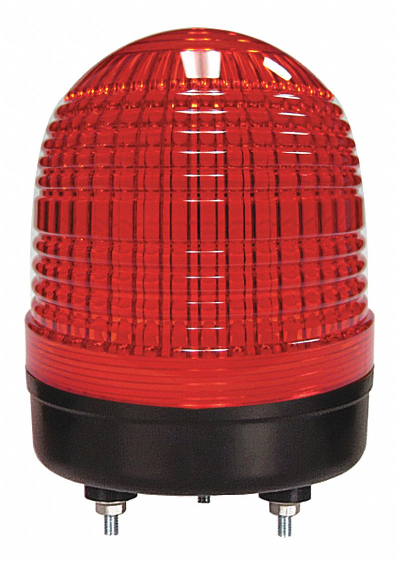 Warning Light, LED, 12-24, Flashes per Minute 80, 4-1/4" Height - Grainger