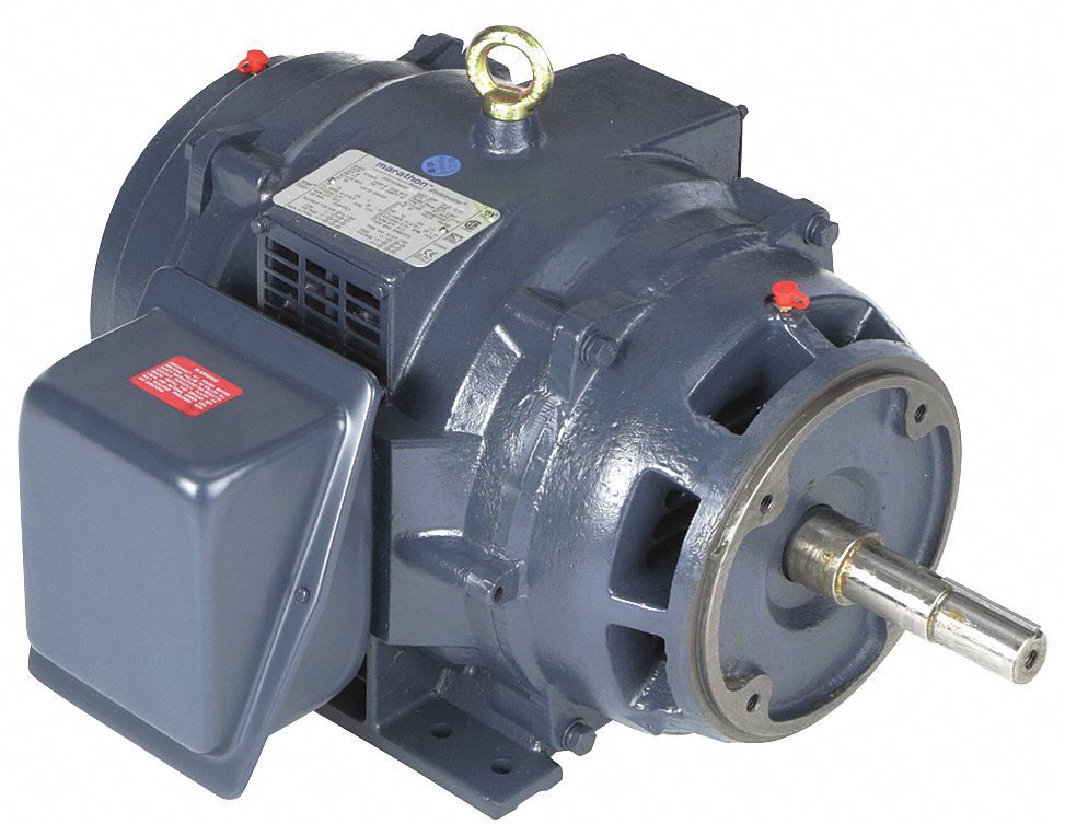 MARATHON MOTORS, Open Dripproof, Face/Base Mounting, Close-Coupled Pump ...