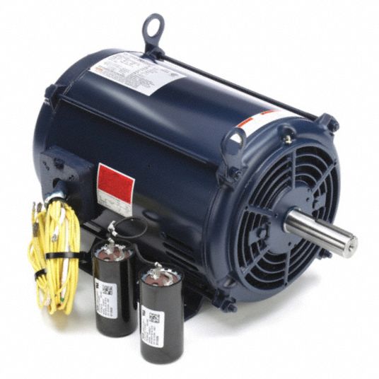 Crop Dryer Motor, 10 to 15 HP, Capacitor-Start, Nameplate RPM 3495 ...